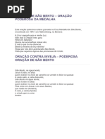 Oração do Credo em Cruz contra Inimigos | PDF