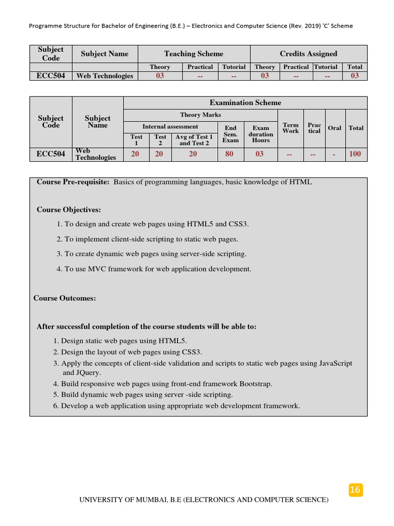 WebTech Split PDF | PDF | Html Element | J Query