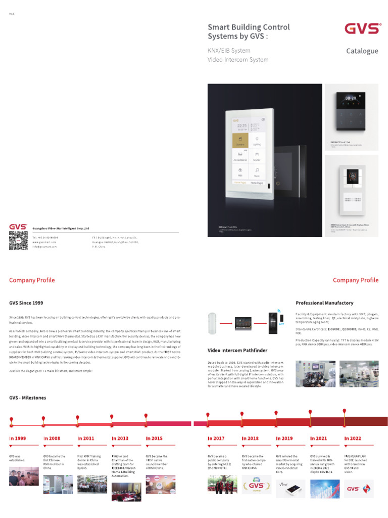 Gvs Smart Building Control System v6.5 HD | PDF