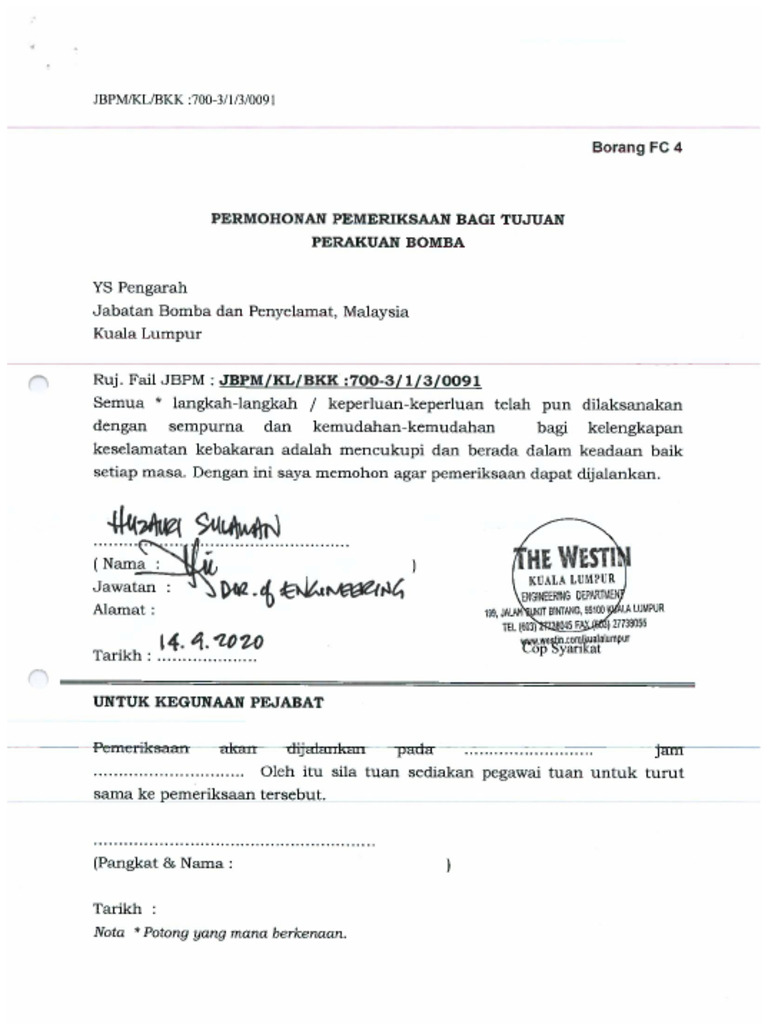 Borong FC 4 Pemeriksaan Semula | PDF