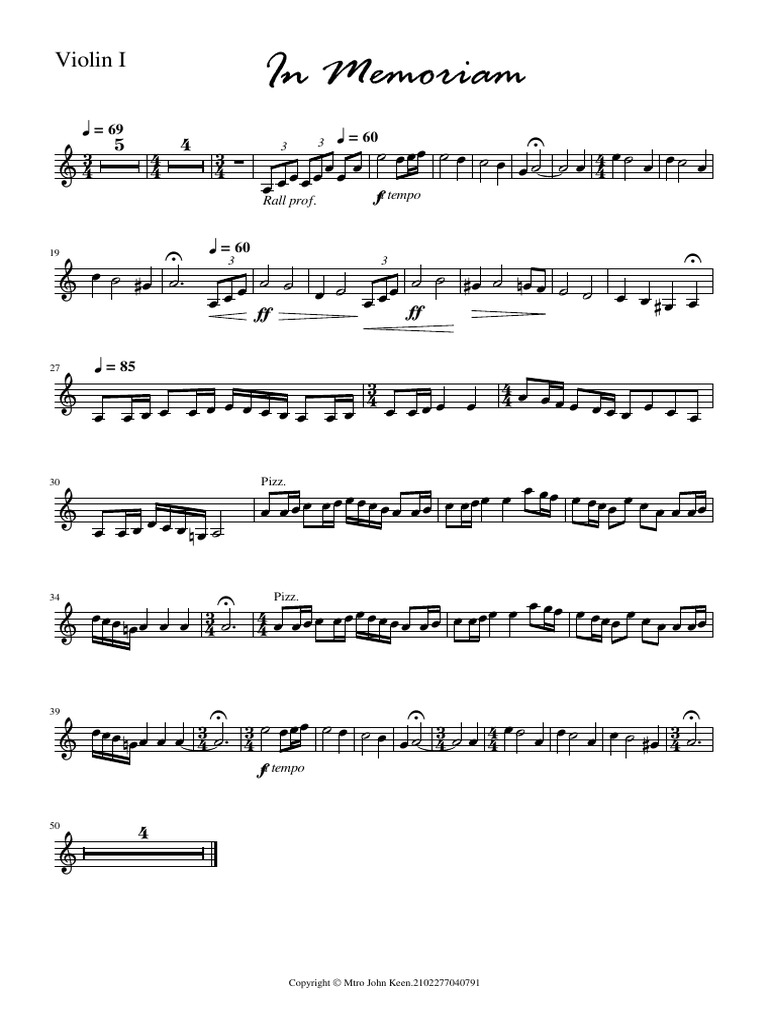 Celta Violin I | PDF