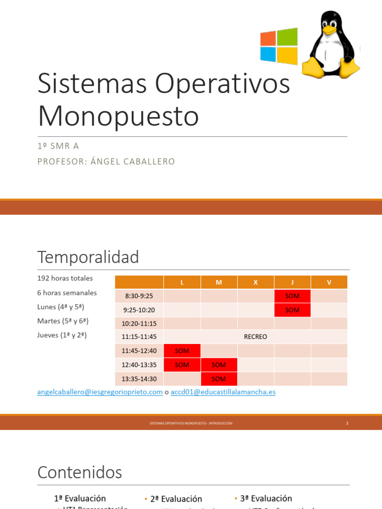 Sistemas Operativos Monopuesto A | PDF | Informática | Arquitectura de ...