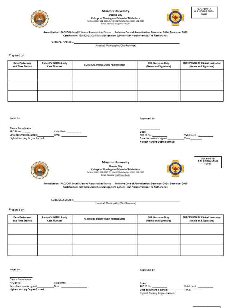 PRC Forms - Blank Form | PDF | Nursing | Hospital
