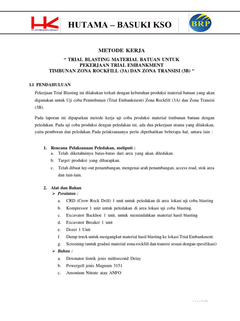 Metode TRIAL BLASTING Rev 3 | PDF | Griya & Taman | Sains & Matematika