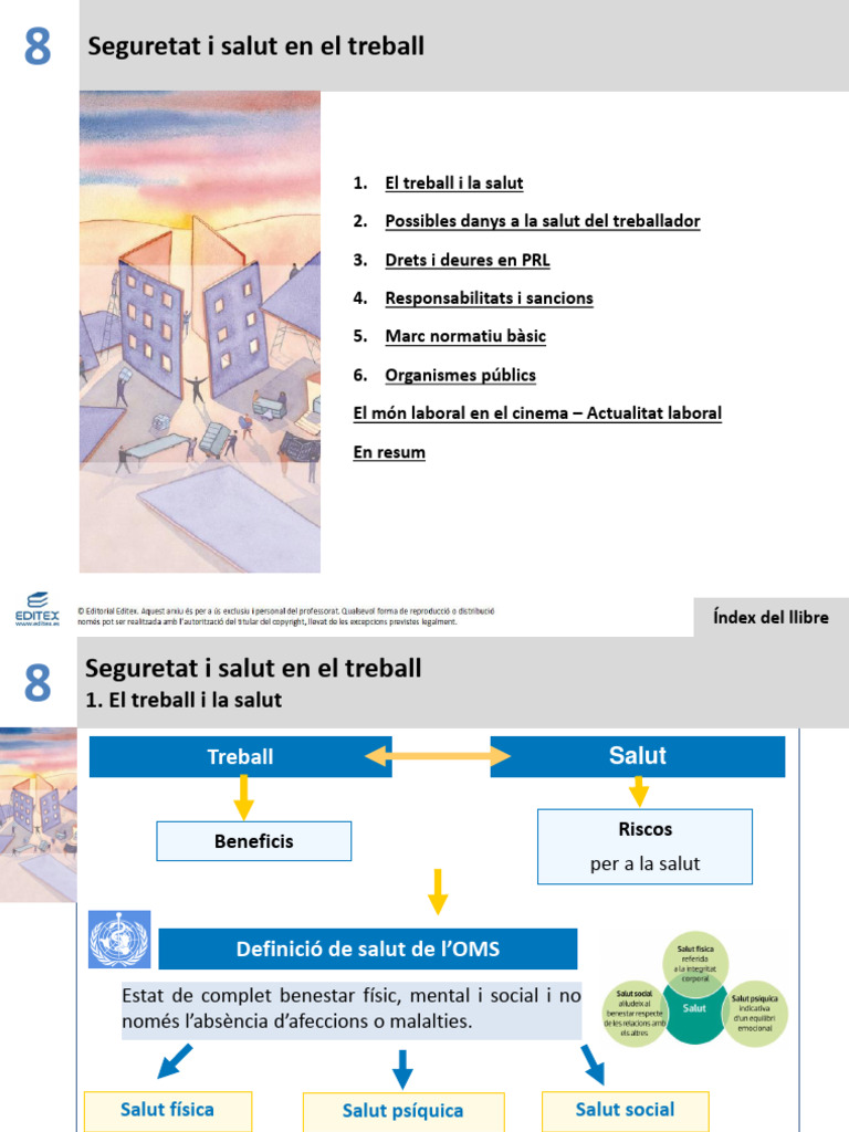 Unitat 1 Seguretat I Salut en El Treball | PDF