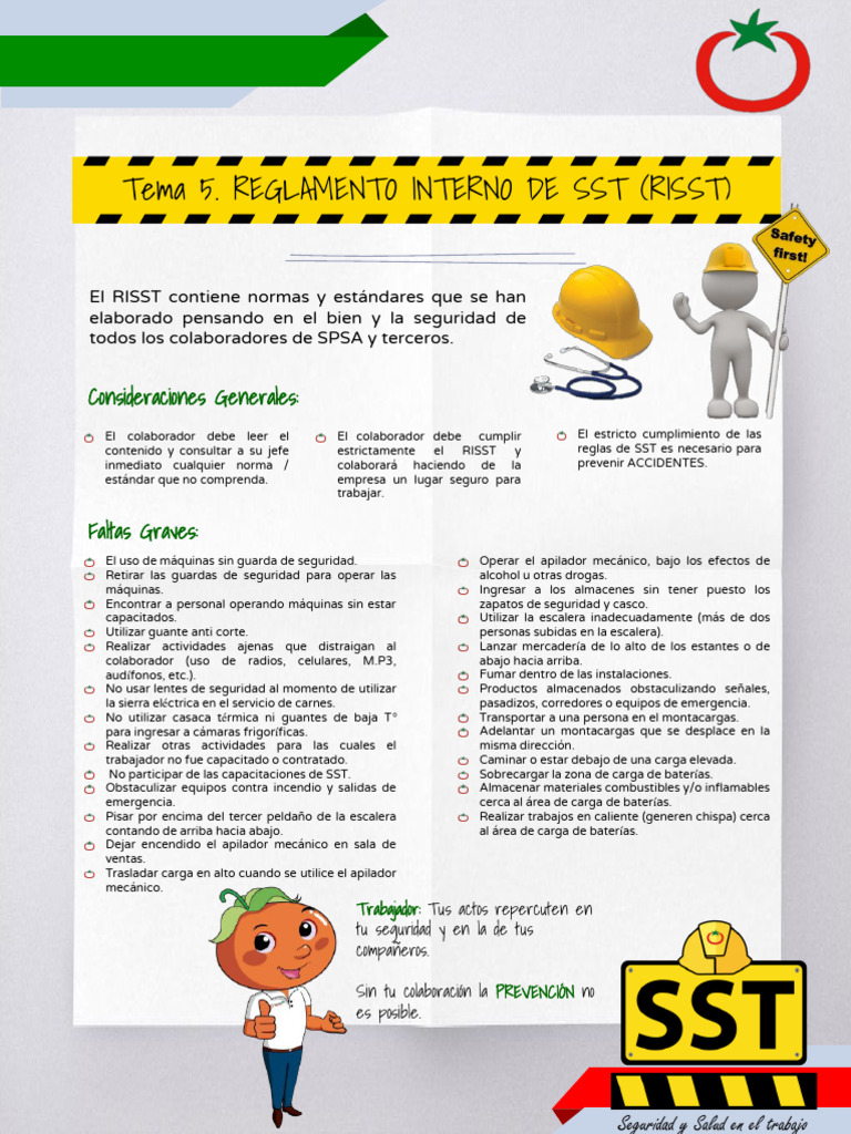 Reglamento Interno de SST | PDF | Máquina elevadora
