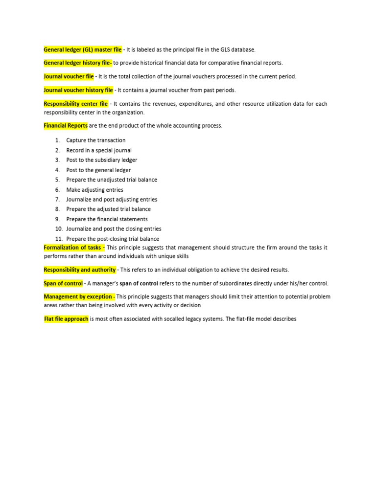 General Ledger & Financial Reporting Guide | PDF | Business