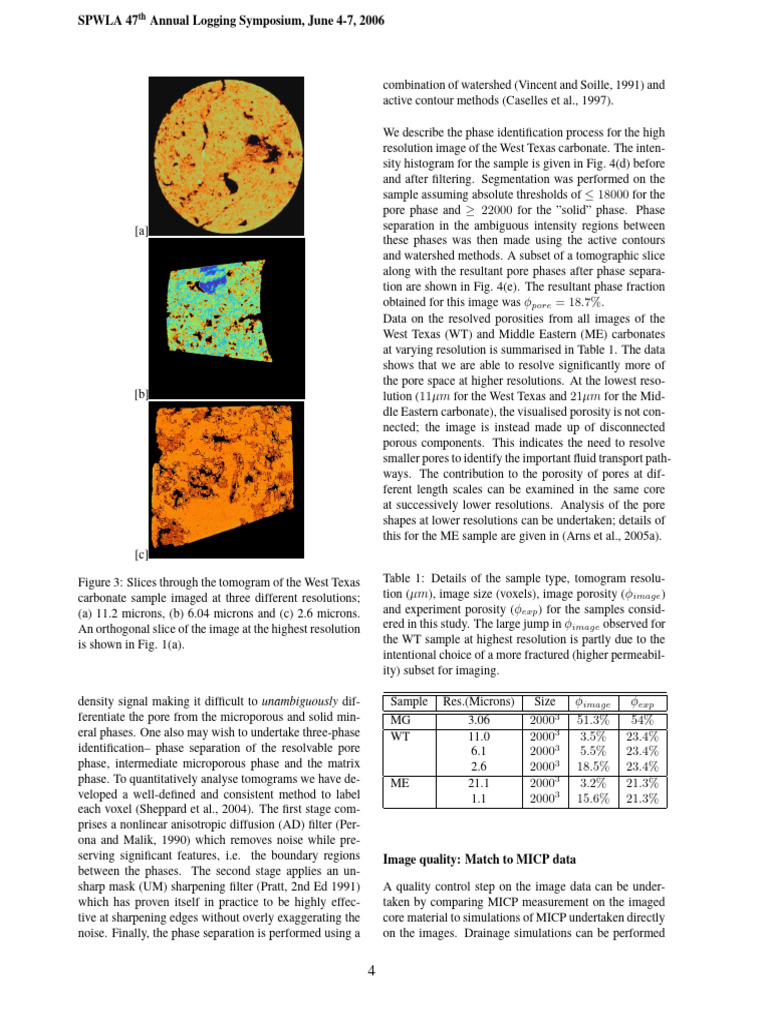 Characterization of The Pore | PDF | Porosity | Image Segmentation