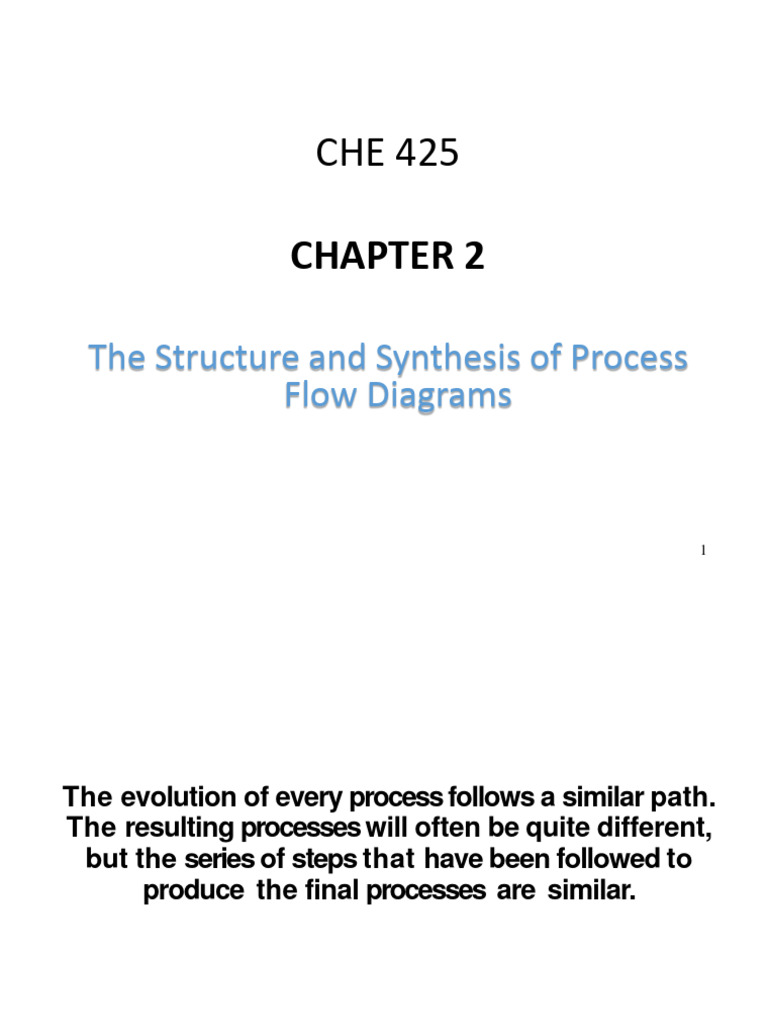 Chapter 02 - Structure and Synthesis of PFD | PDF | Input–Output Model | Recycling
