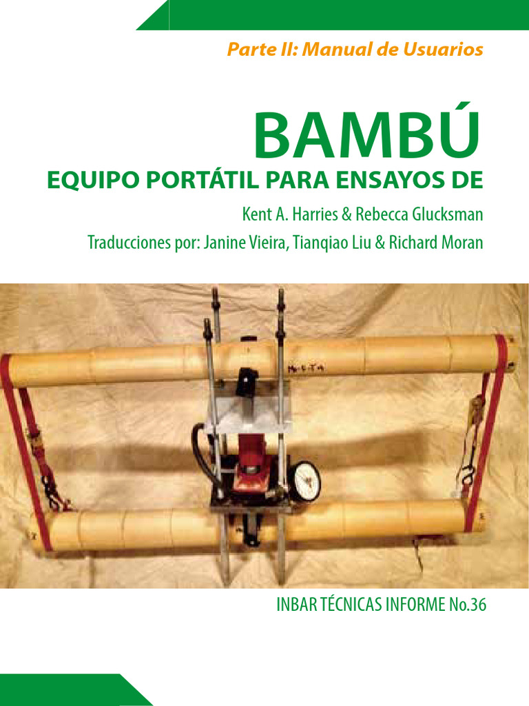 Unidad Portátil para Ensayos de Bambú | PDF | Licencia Creative Commons