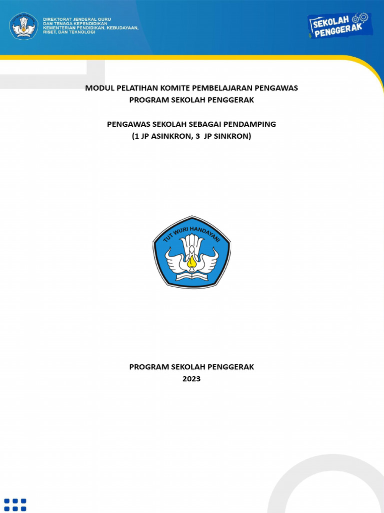 Modul Peran Pengawas Sebagai Pendamping | PDF