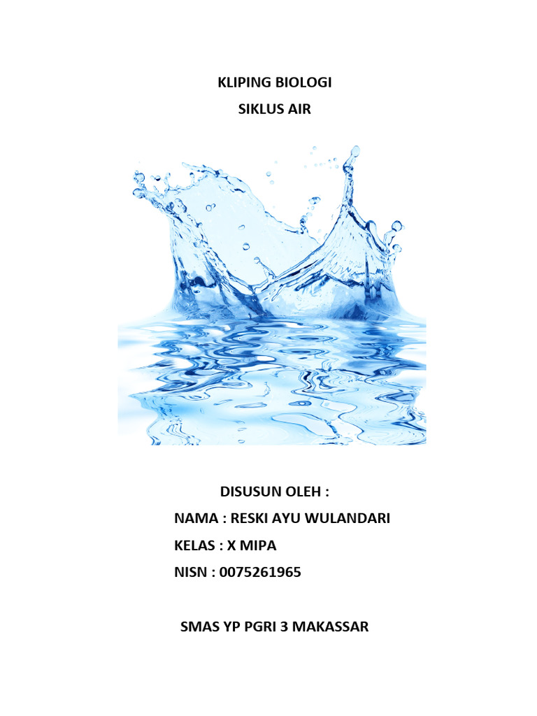 Kliping Biologi Siklus Air | PDF | Sains & Matematika