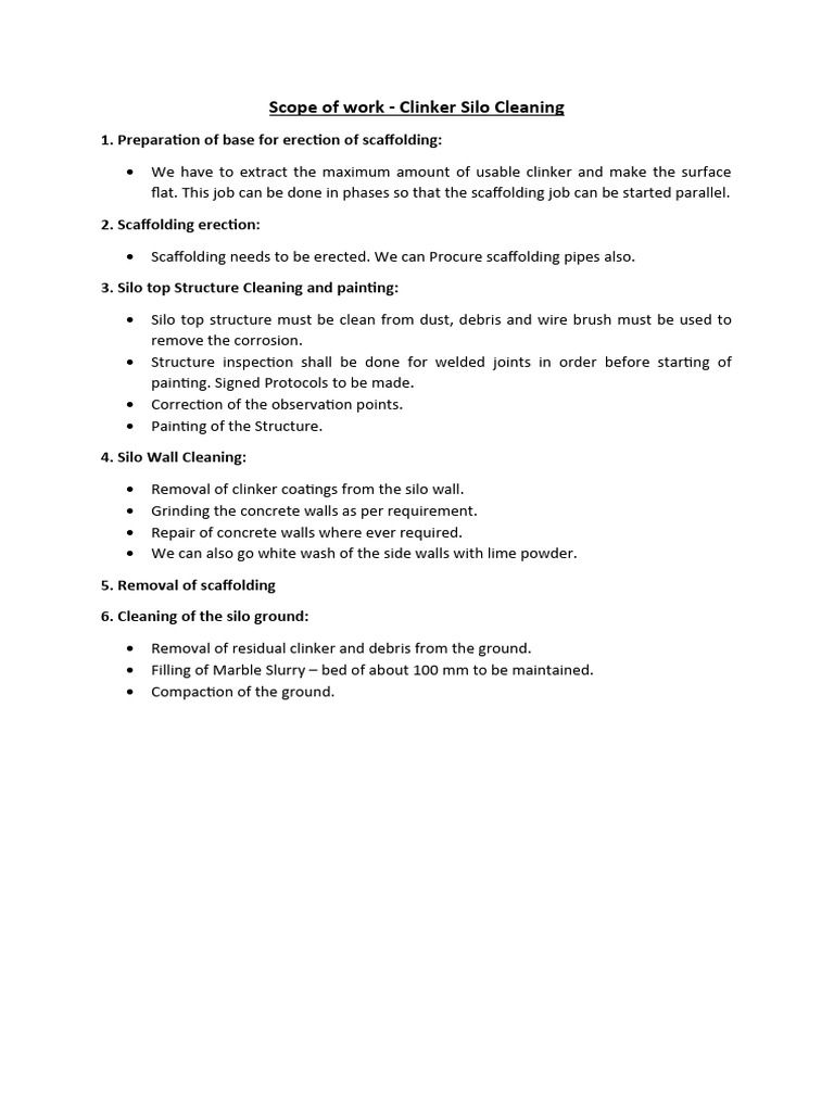 Technical Aspects of Silo Cleaning | PDF | Building Materials ...