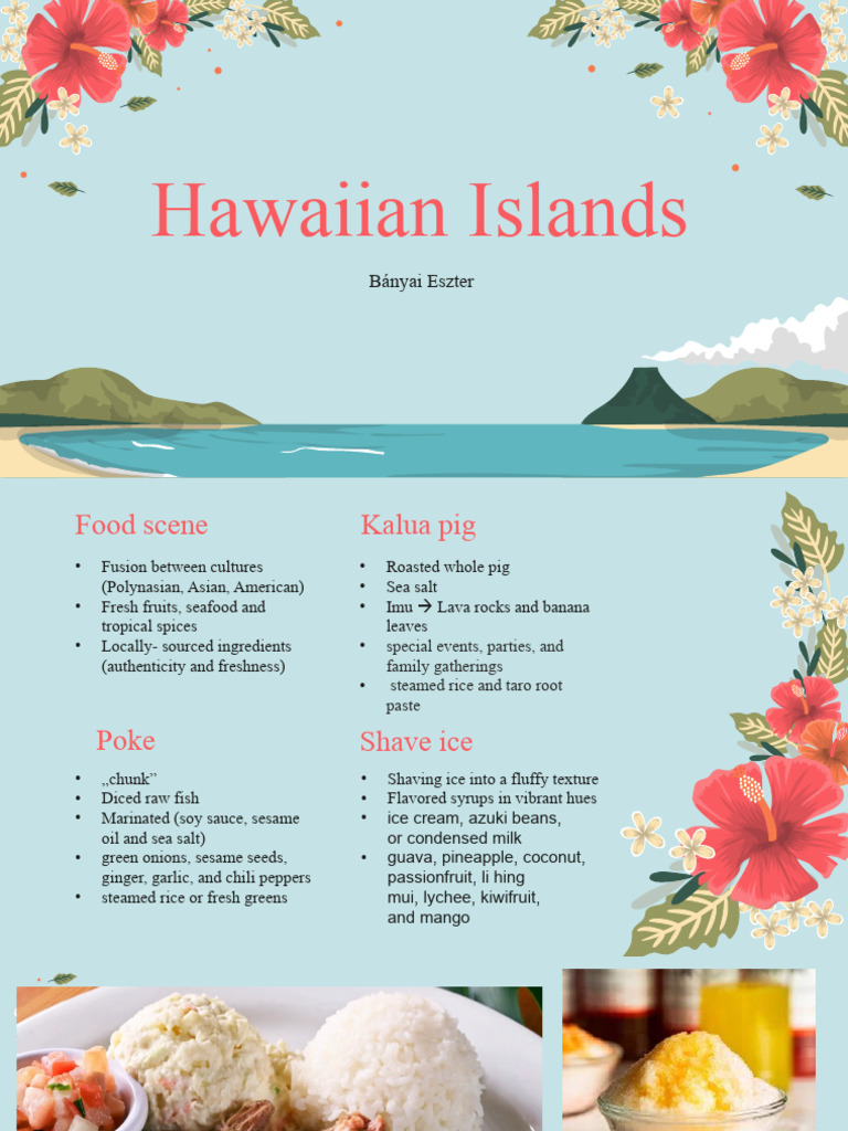 Hawaiian Food and Culture Overview | PDF | Cooking | Food And Drink