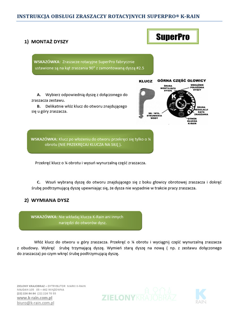 Instrukcja Superpro | PDF
