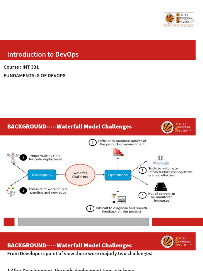 Introduction To Devops | PDF | Cloud Computing | Software Development