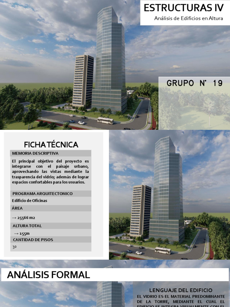 Estructuras 4 - Grupo 19 Final | PDF | Ascensor | edificio