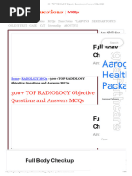 Diploma X-Ray Technician Exam Questions | PDF | Medical Imaging | Radiology