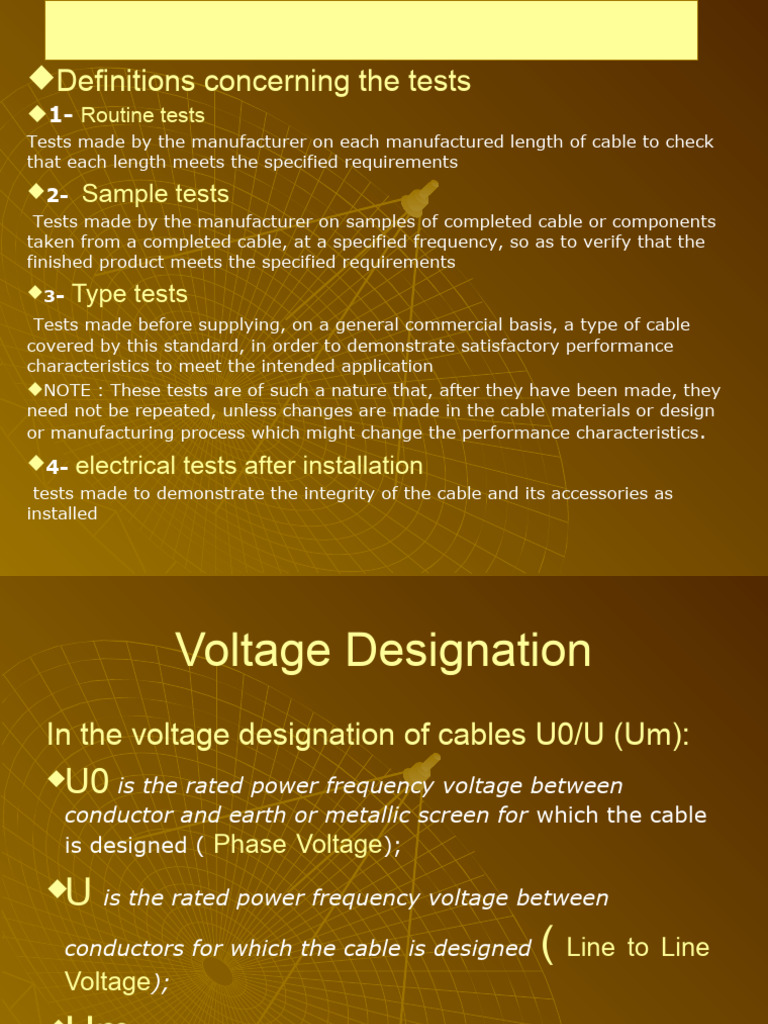Cable Testing | PDF | Electrical Conductor | Electrical Resistivity And ...