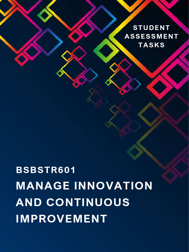 BSBSTR601 Student Assessment Tasks | PDF | Mentorship | Creativity