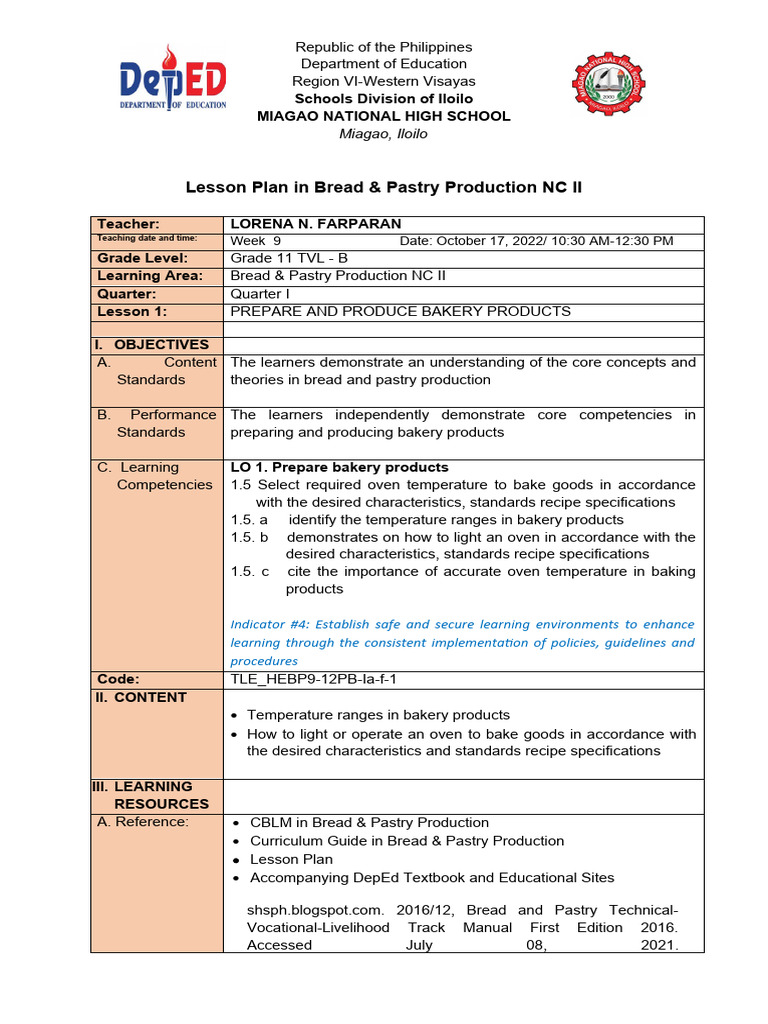 Recommended Baking Temperatures | PDF | Baking | Breads