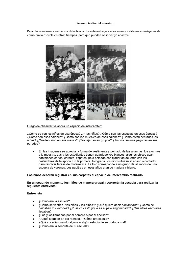 Secuencia Didactica Dia Del Animal