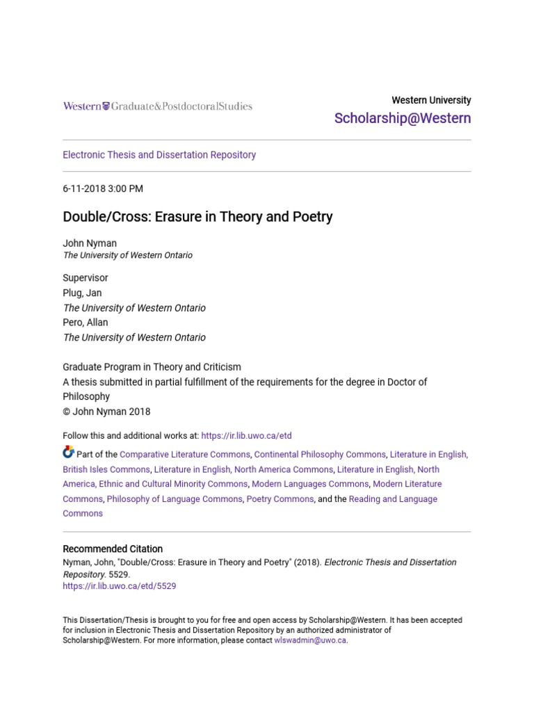 Derrida Under Erasure | PDF | Jacques Derrida | Martin Heidegger