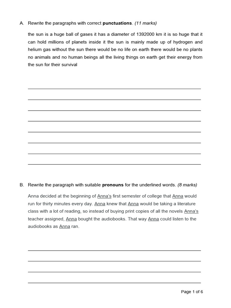 Grammar Practice-Primary | PDF | Verb | Adjective