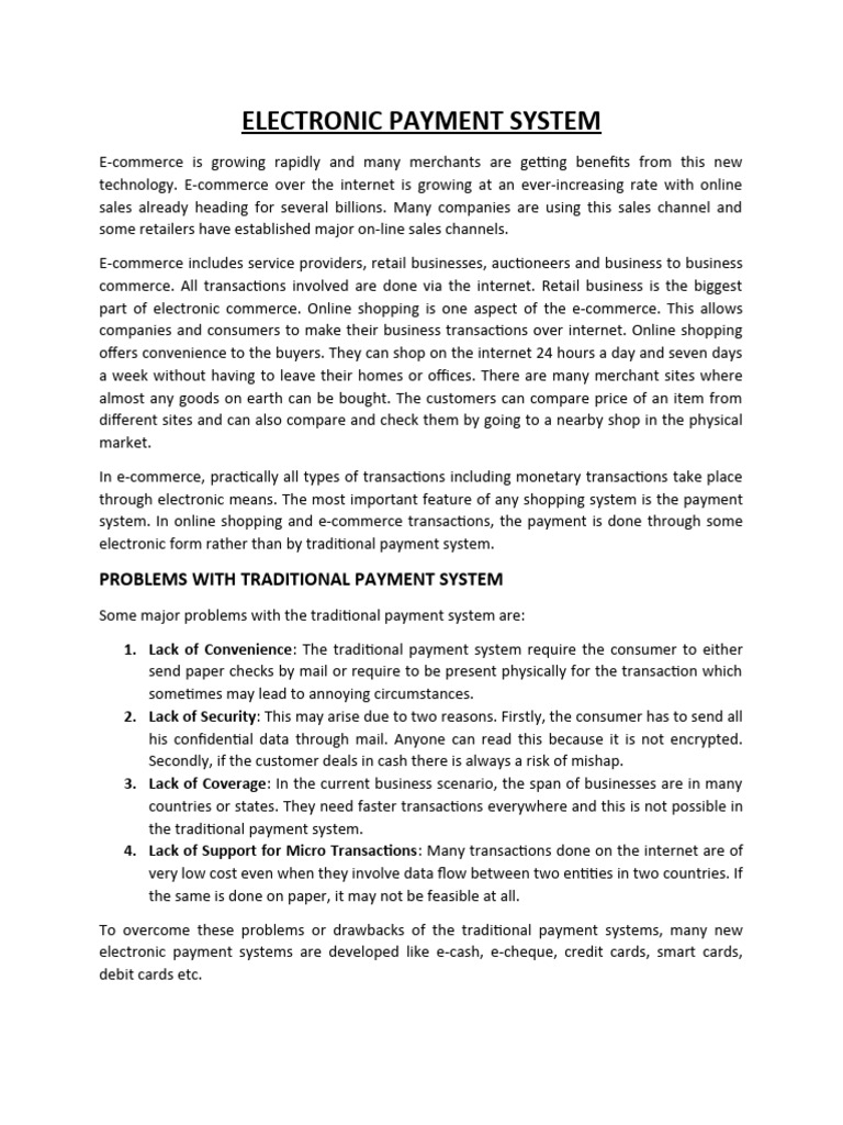 Electronic Payment System | PDF | Public Key Cryptography | Credit Card