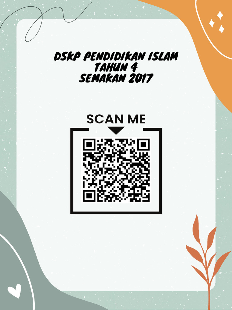 QR Code DSKP Dan RPT Pai Tahun 4 | PDF