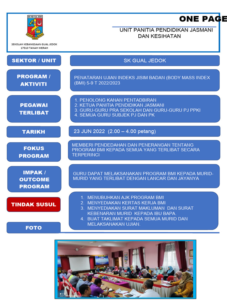 Laporan Bmi PPD TM | PDF