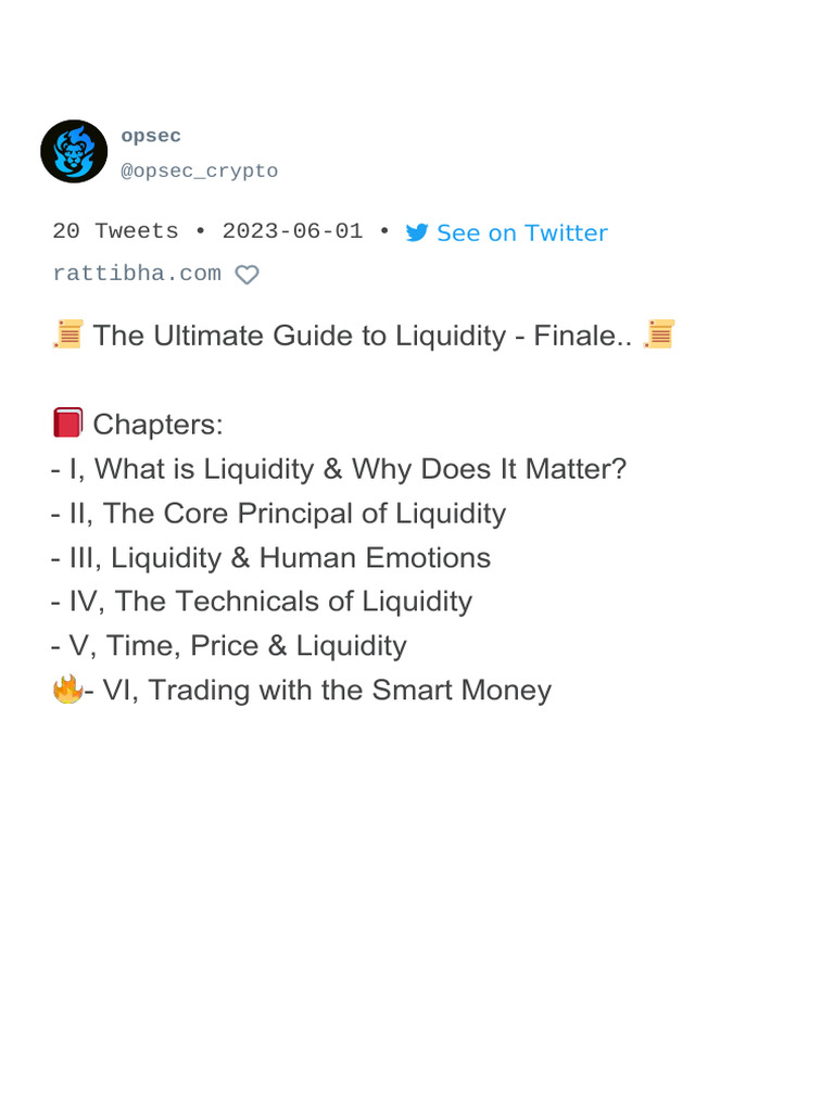 The Ultimate Guide to Liquidity | PDF | Computing | World Wide Web
