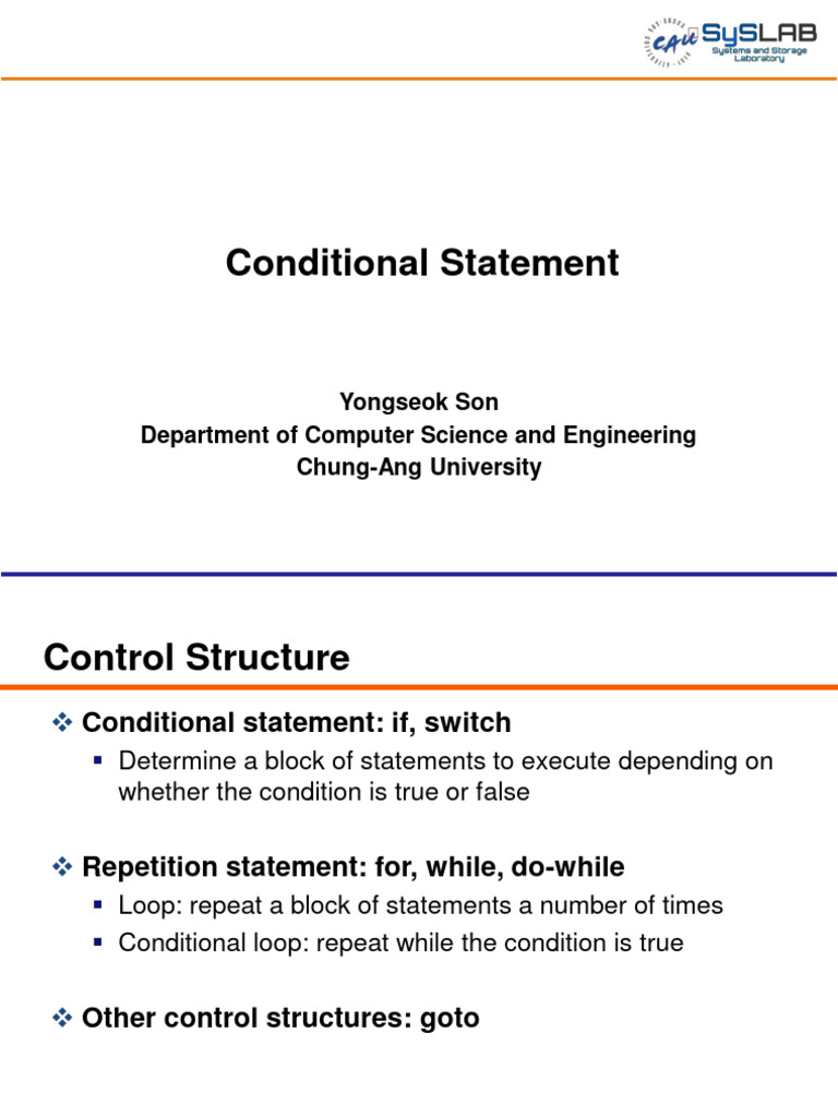 Chapter4-Conditional Statements | PDF | Control Flow | Computer Engineering Chapter4-Conditional Statements | PDF | Control Flow | Computer Engineering