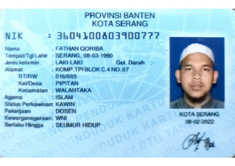 Fathan Qoriba KTP | PDF