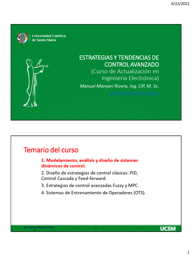 Clase I - ECA P3 | PDF | Mecánica | Ciencia de sistemas