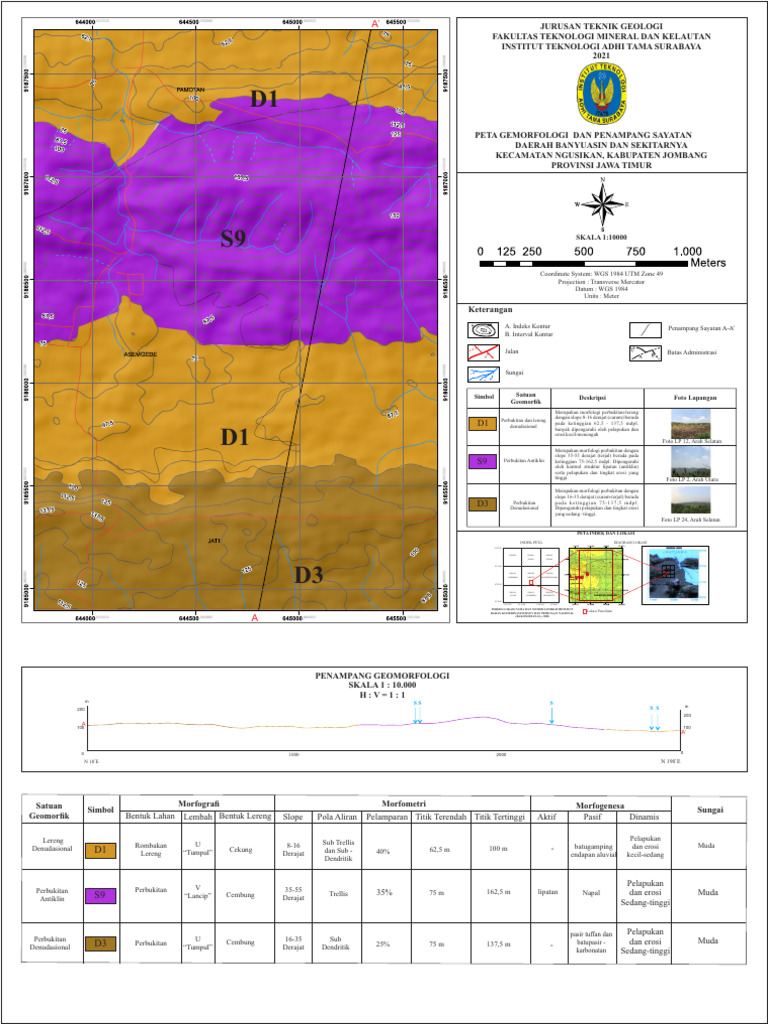 Peta Geomorfo Revisi | PDF