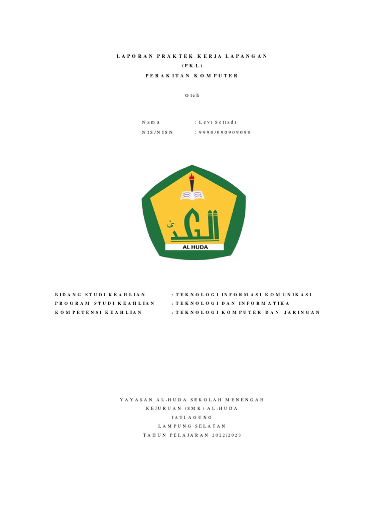 Laporan Praktek Kerja Lapangan-V1-1 | PDF Laporan Praktek Kerja Lapangan-V1-1 | PDF