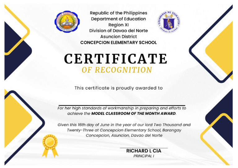 Sample Certificate | PDF