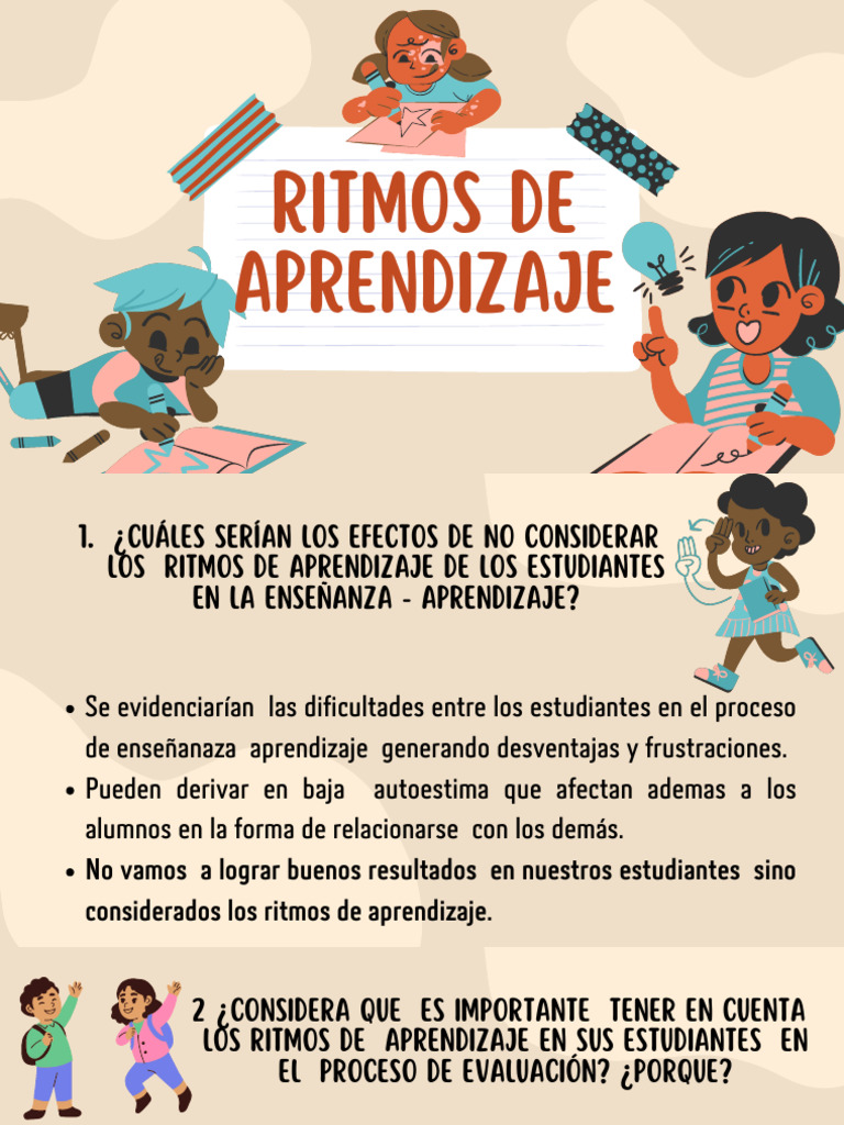 Ritmos de Aprendizaje | PDF