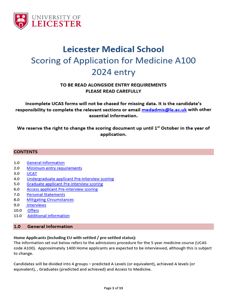 2024 Scoring of Application A100 FINAL | PDF | Gce Advanced Level ...