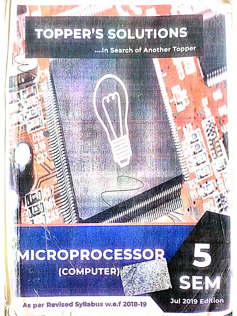 Microprocessor Topper Solutions (MU) | PDF