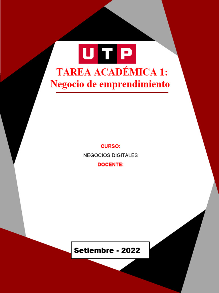 Negocios Digitales Ta1 | PDF | Turismo | Perú