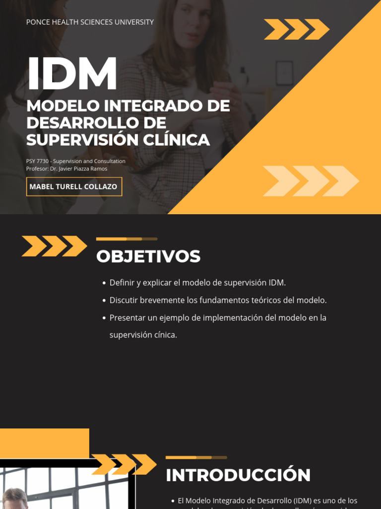 IDM Supervision | PDF | Sicología | Ciencias del comportamiento