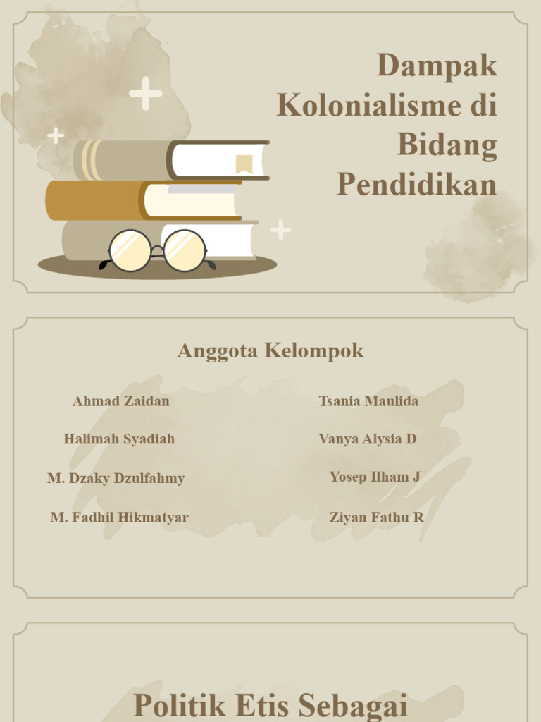 Dampak Kolonialisme pada Pendidikan | PDF