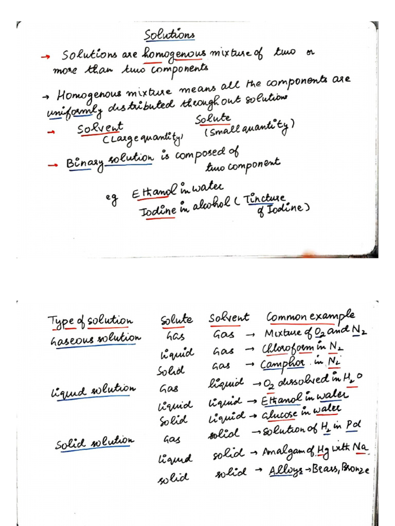 Solution Notes | PDF
