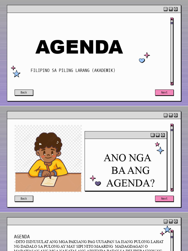 Agenda (Jasmine Murillo & Julianna Dumapias) | PDF