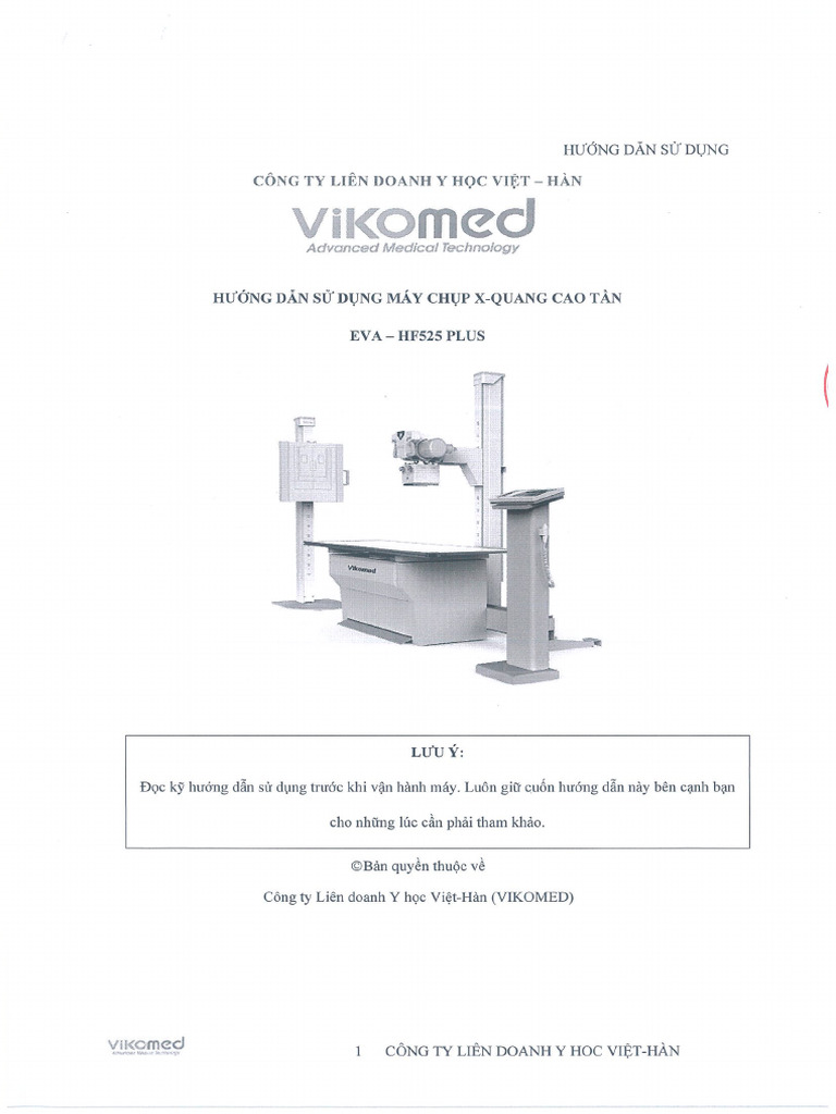 VIKOMED EVA HF 525 Usermuanual | PDF
