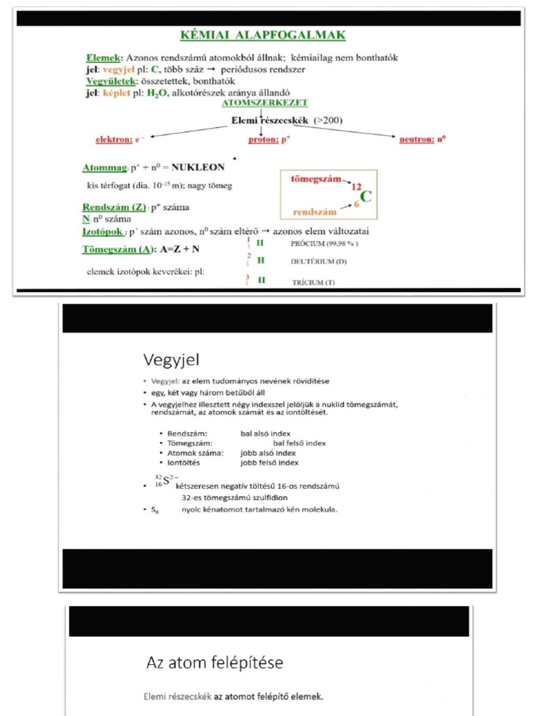 Propedeutika 1. Kémia Alapok | PDF