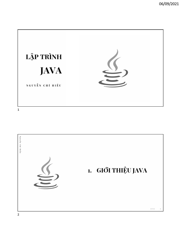 Bai 0. On Tap Java. 2 Slide | PDF