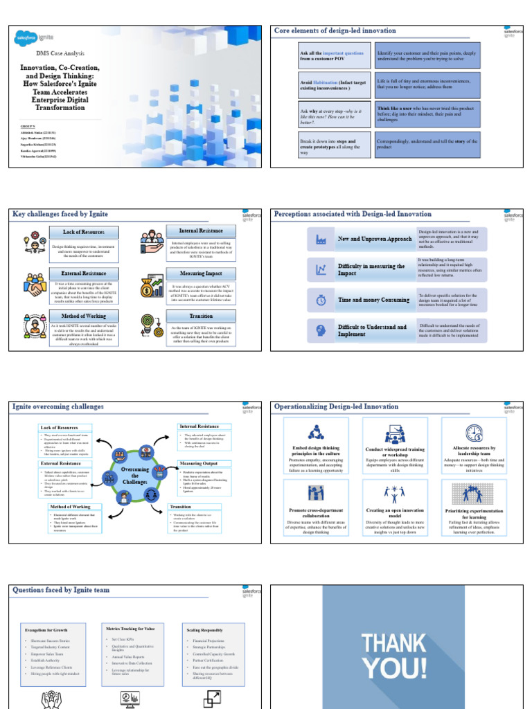 Salesforce Ignite: Design-Led Innovation | PDF | Innovation | Design ...